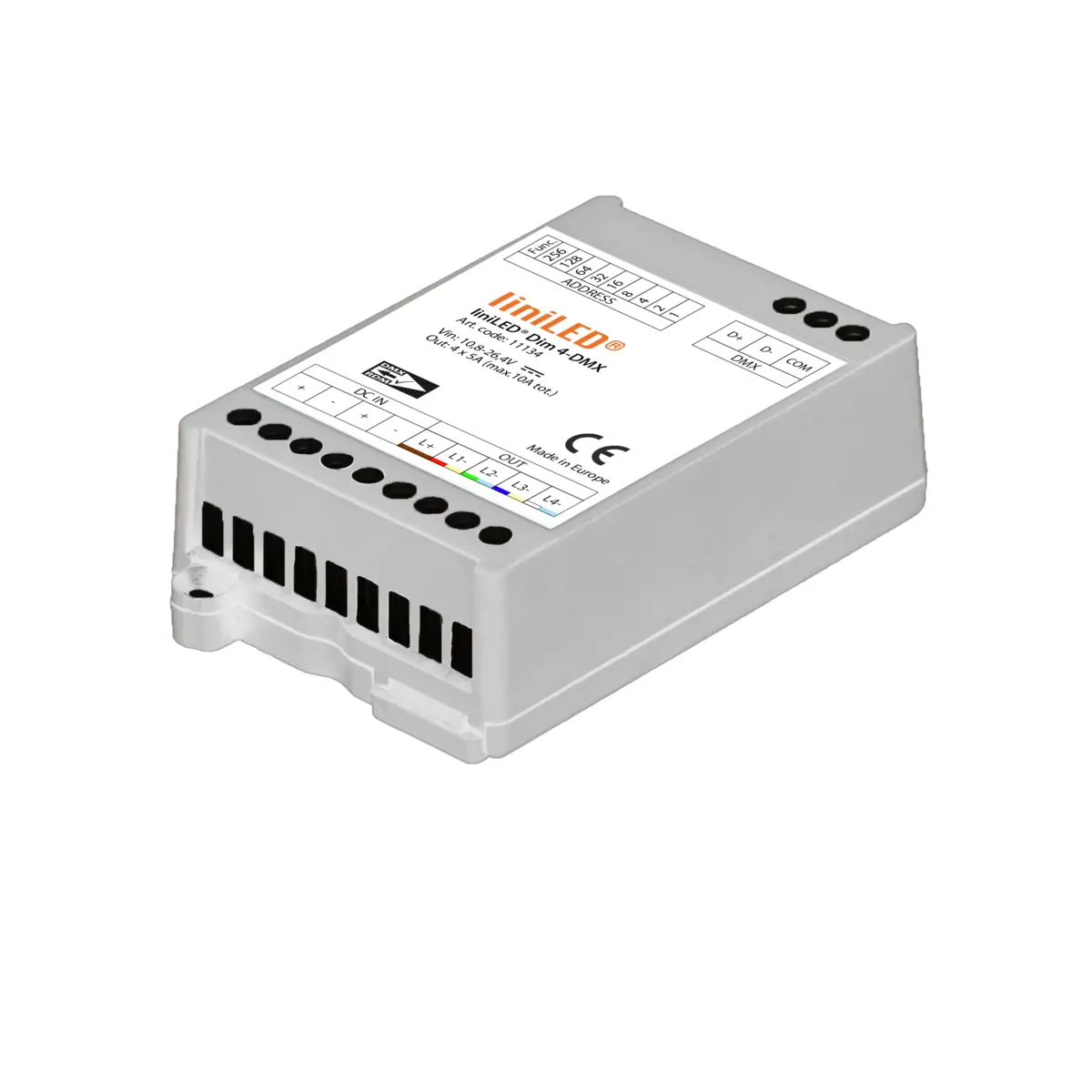 liniLED® Controller Dim 4-DMX | LED Controller