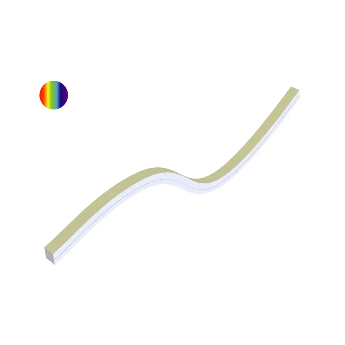 24V DC liniLED® Neon R Top Silicone RGB LED strip