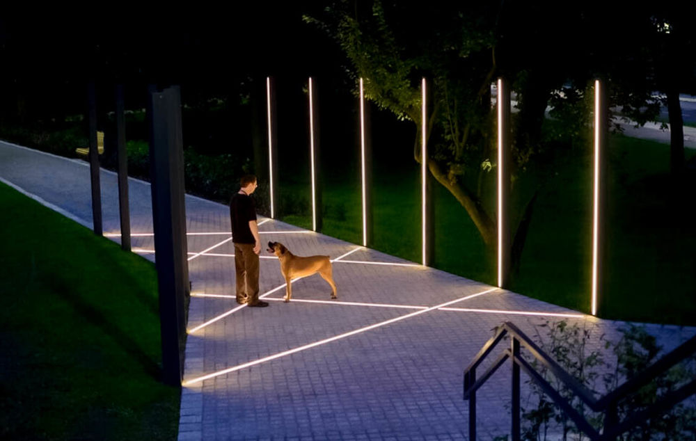 Chrobrego Park Poland | Triolight light project